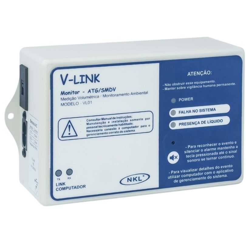 V-Link USB NKL - Indicação de Volumes e Monitoramento Ambiental Via ...